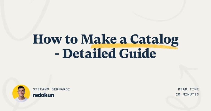How to Make a Catalog - Detailed Guide | Redokun Blog
