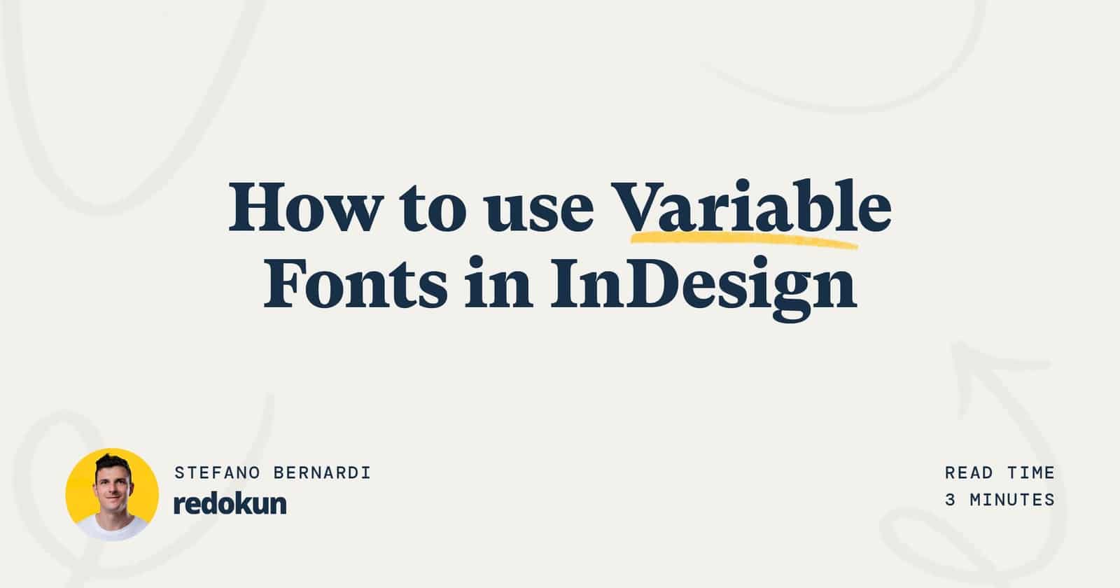 How to use the New Variable Fonts in InDesign | Redokun Blog