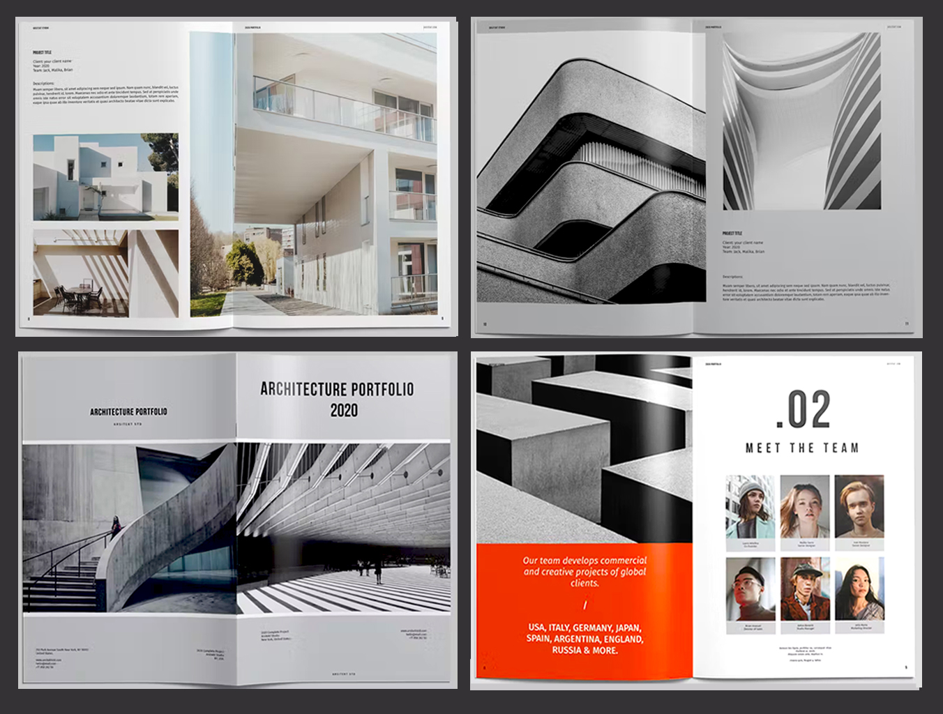 Architecture Student Portfolio Template