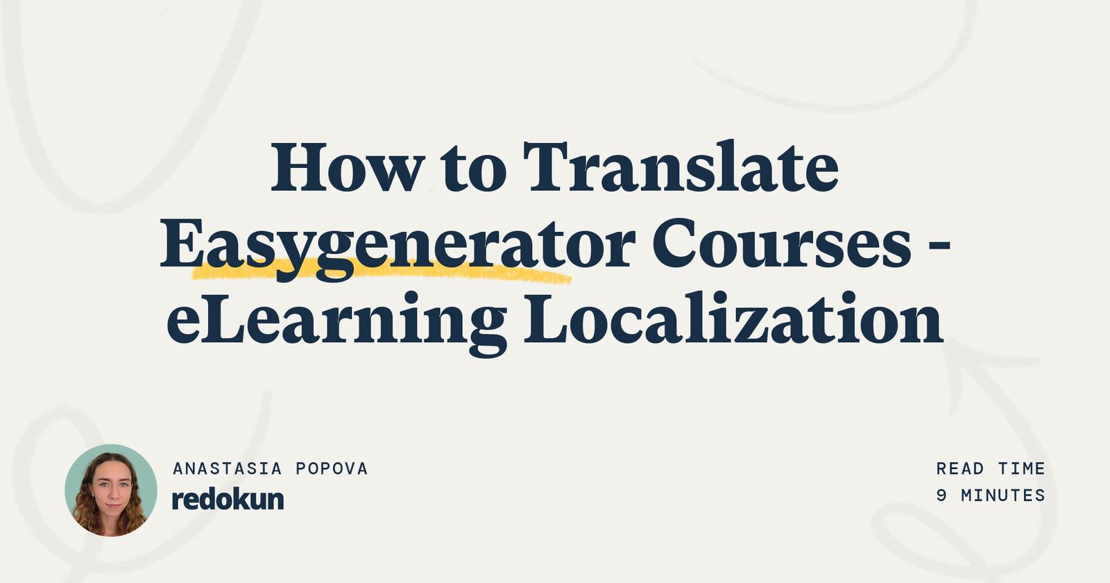 How to Translate Easygenerator Courses (2023) - eLearning Localization | Redokun Blog