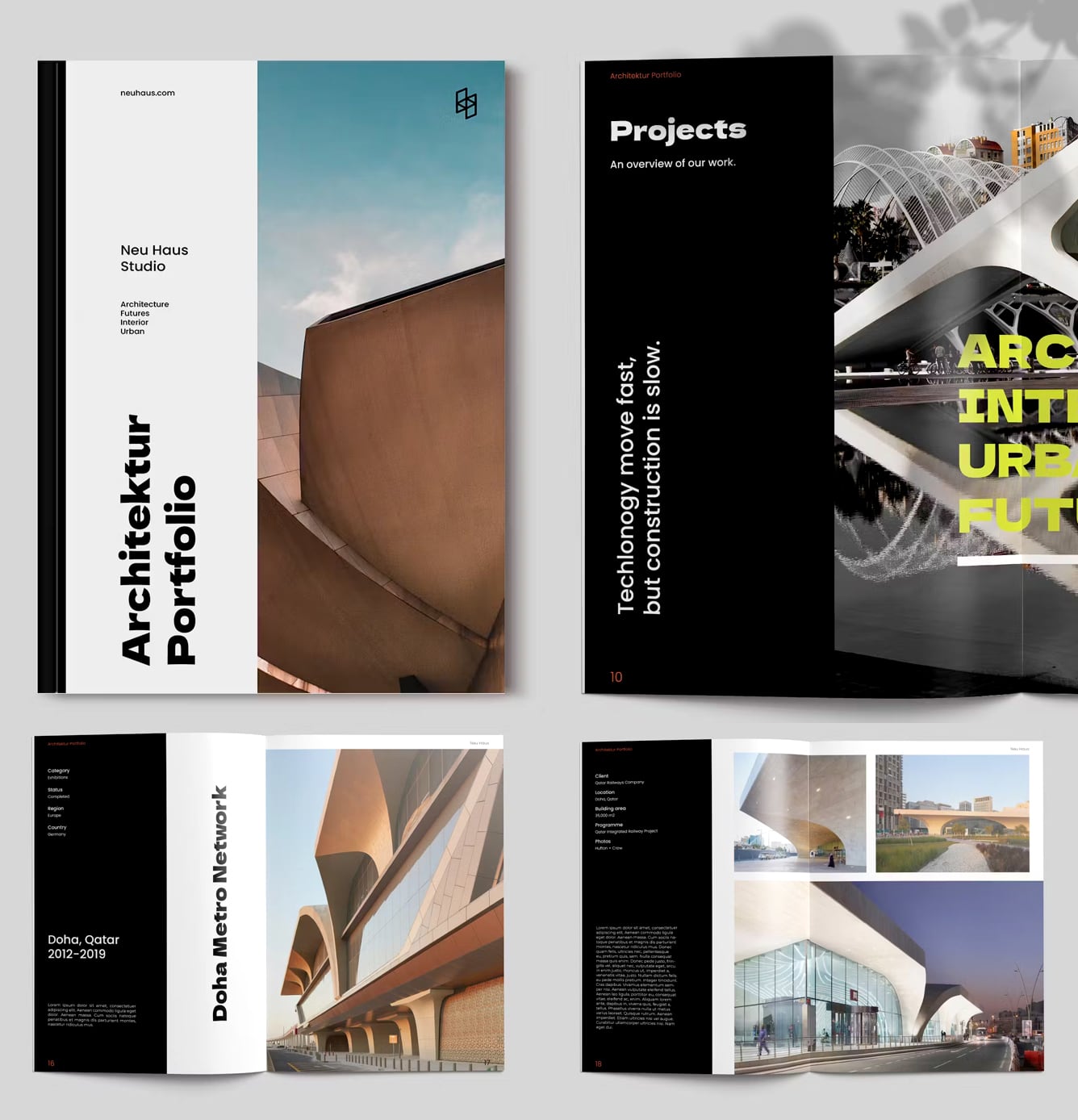 50 Best Architecture Portfolio Templates (Download Now) | Redokun Blog