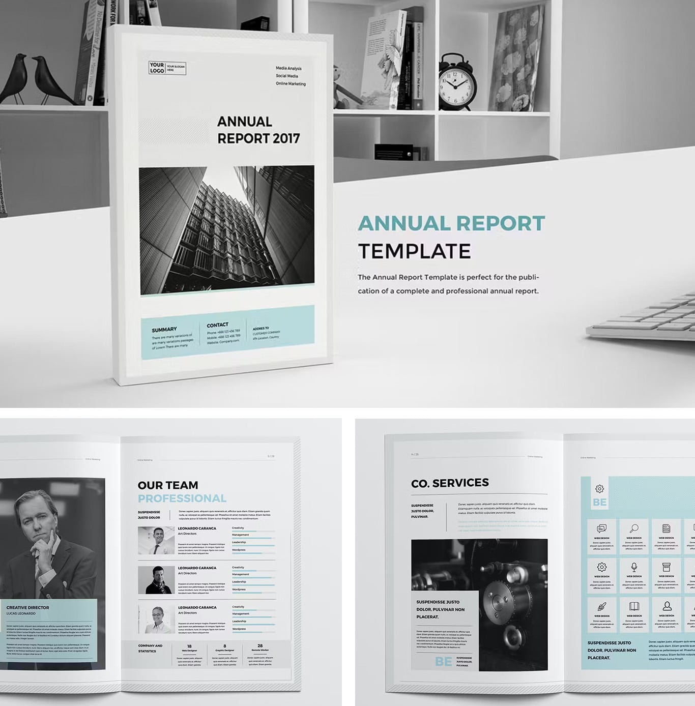 60 Modern Annual Report Design Templates [Free and Paid] | Redokun Blog