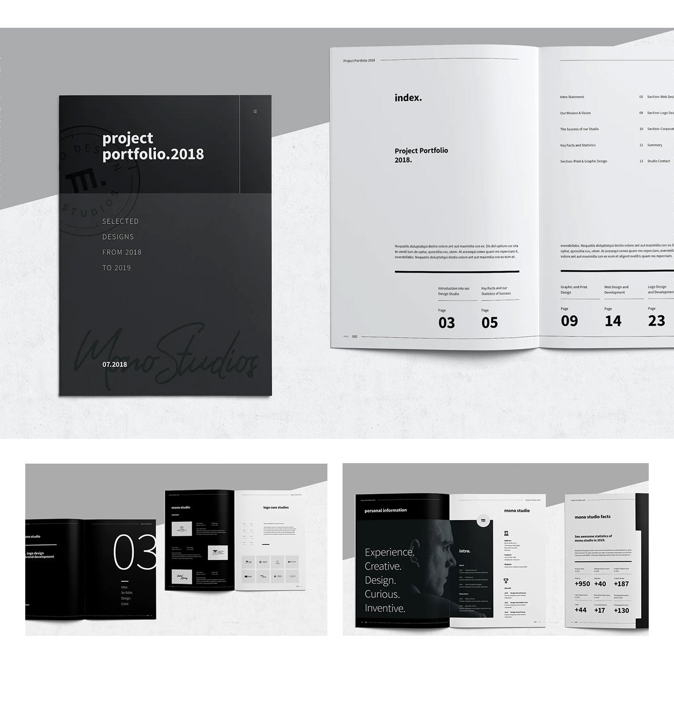 60 Best InDesign Portfolio Templates (2023) | Redokun Blog