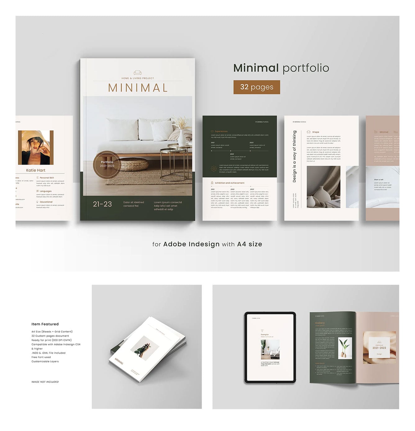 60 Best InDesign Portfolio Templates (2023) | Redokun Blog