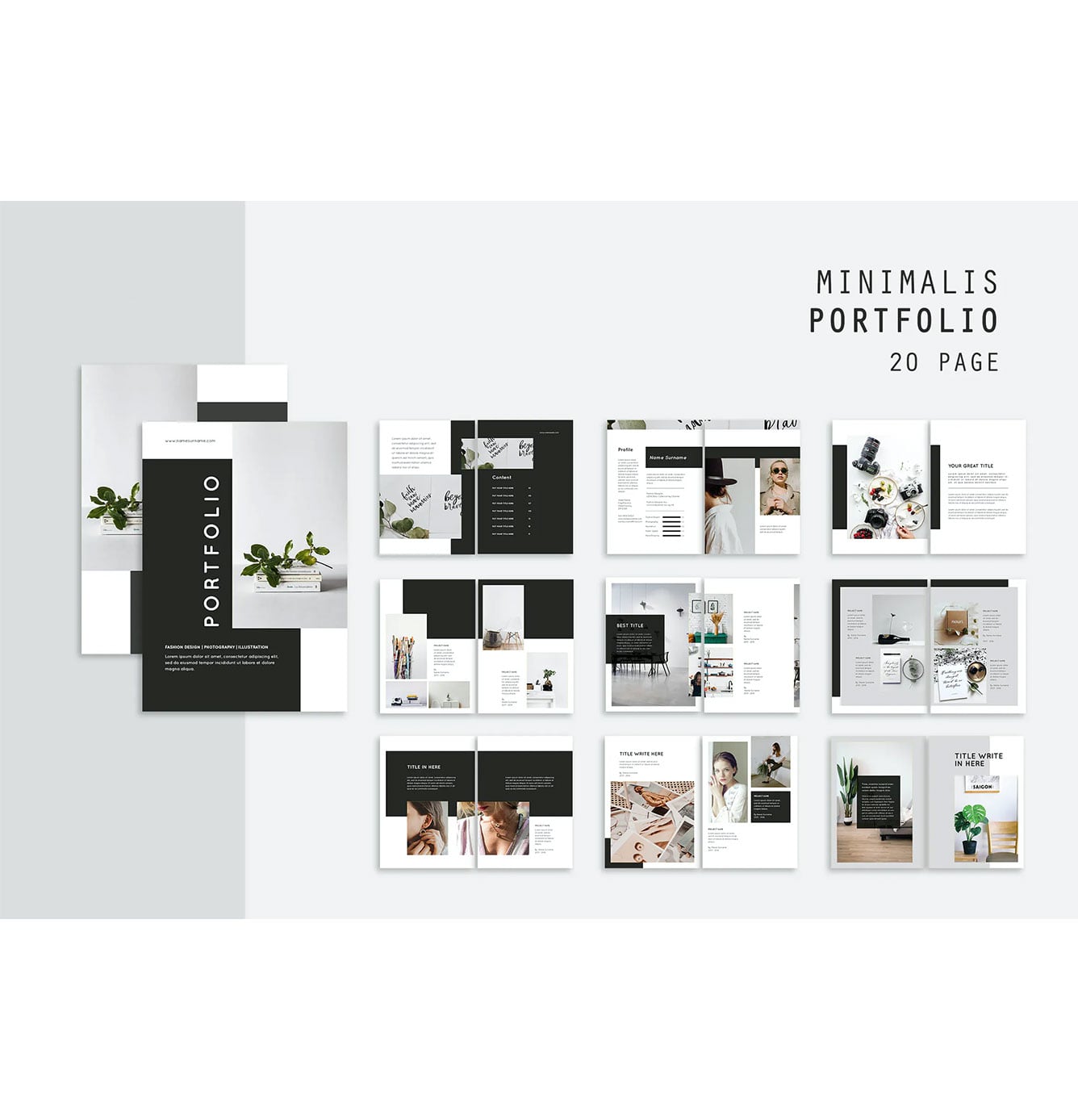 60 Best InDesign Portfolio Templates (2023) | Redokun Blog