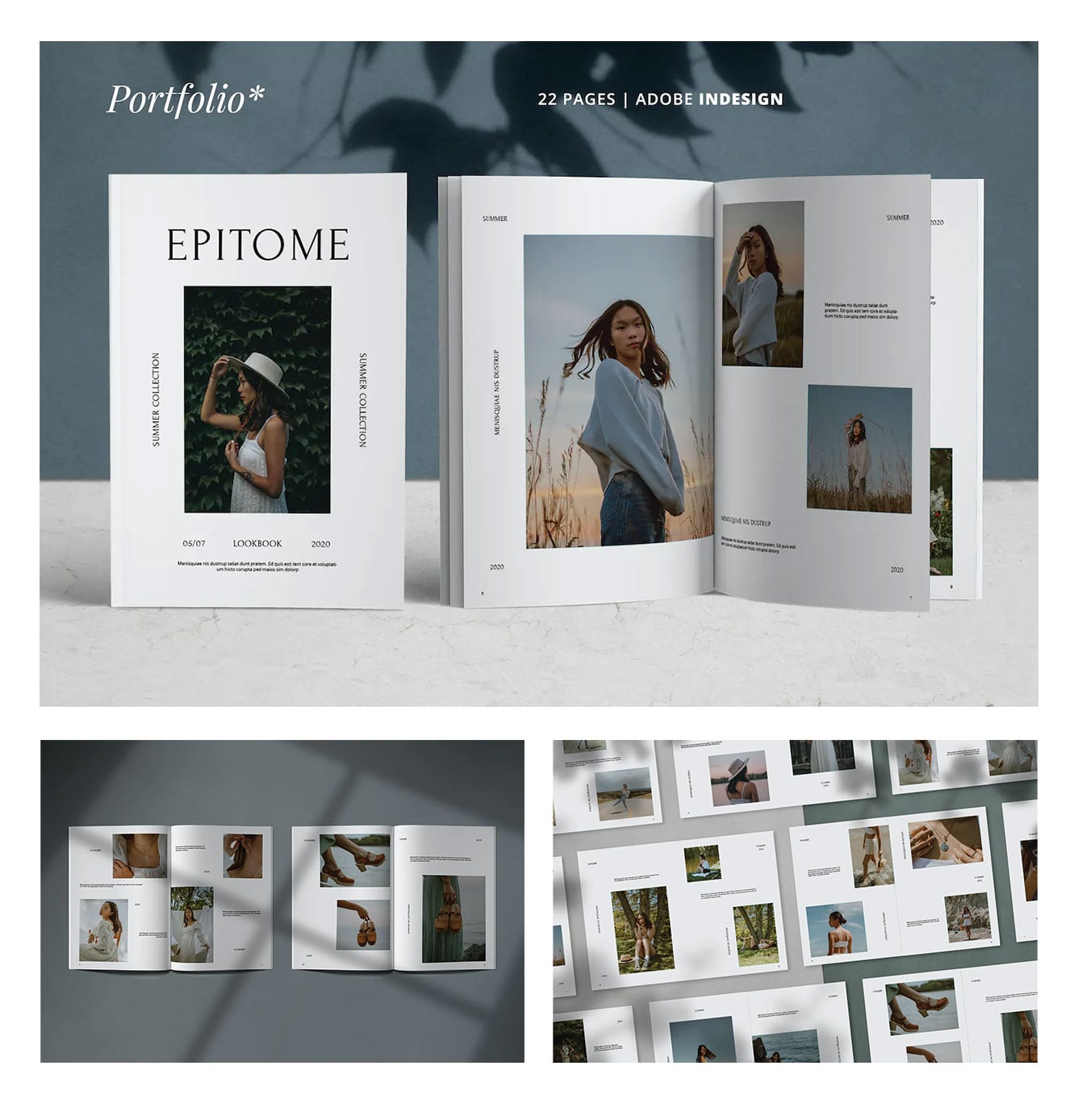 60 Best InDesign Portfolio Templates (2023) | Redokun Blog