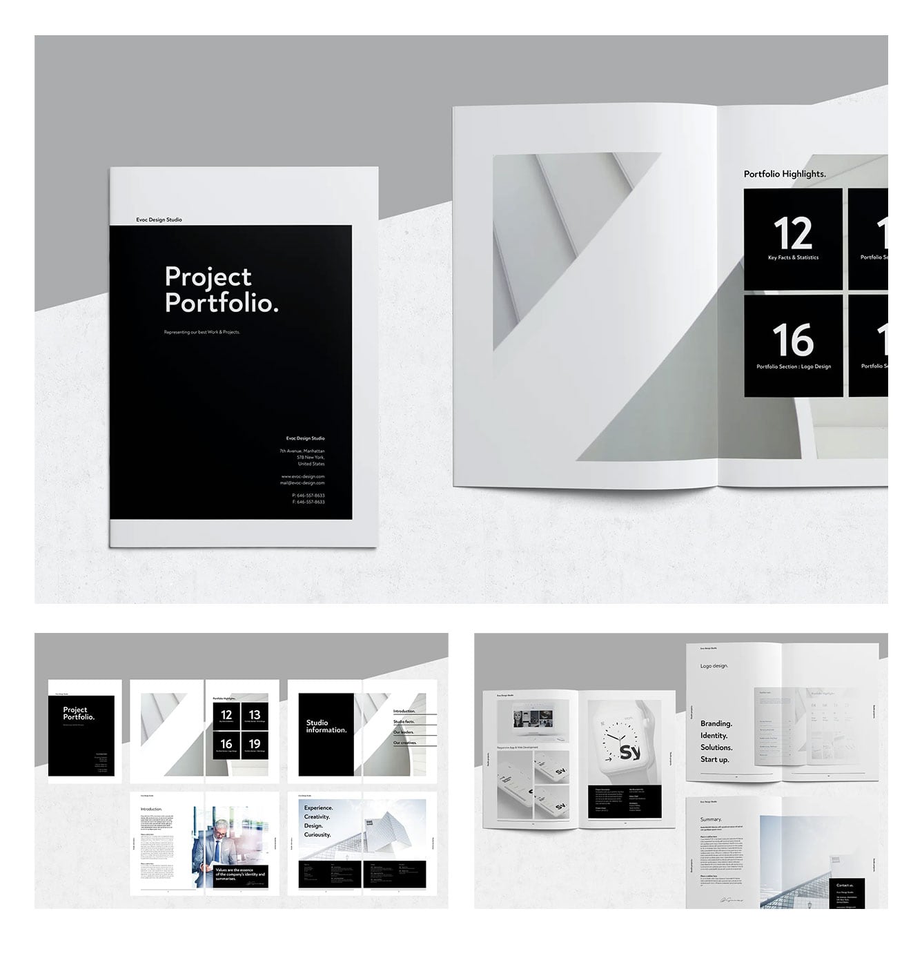 60 Best InDesign Portfolio Templates (2023) | Redokun Blog