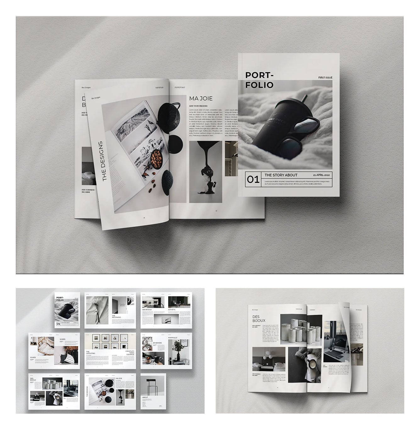 60 Best InDesign Portfolio Templates (2023) | Redokun Blog