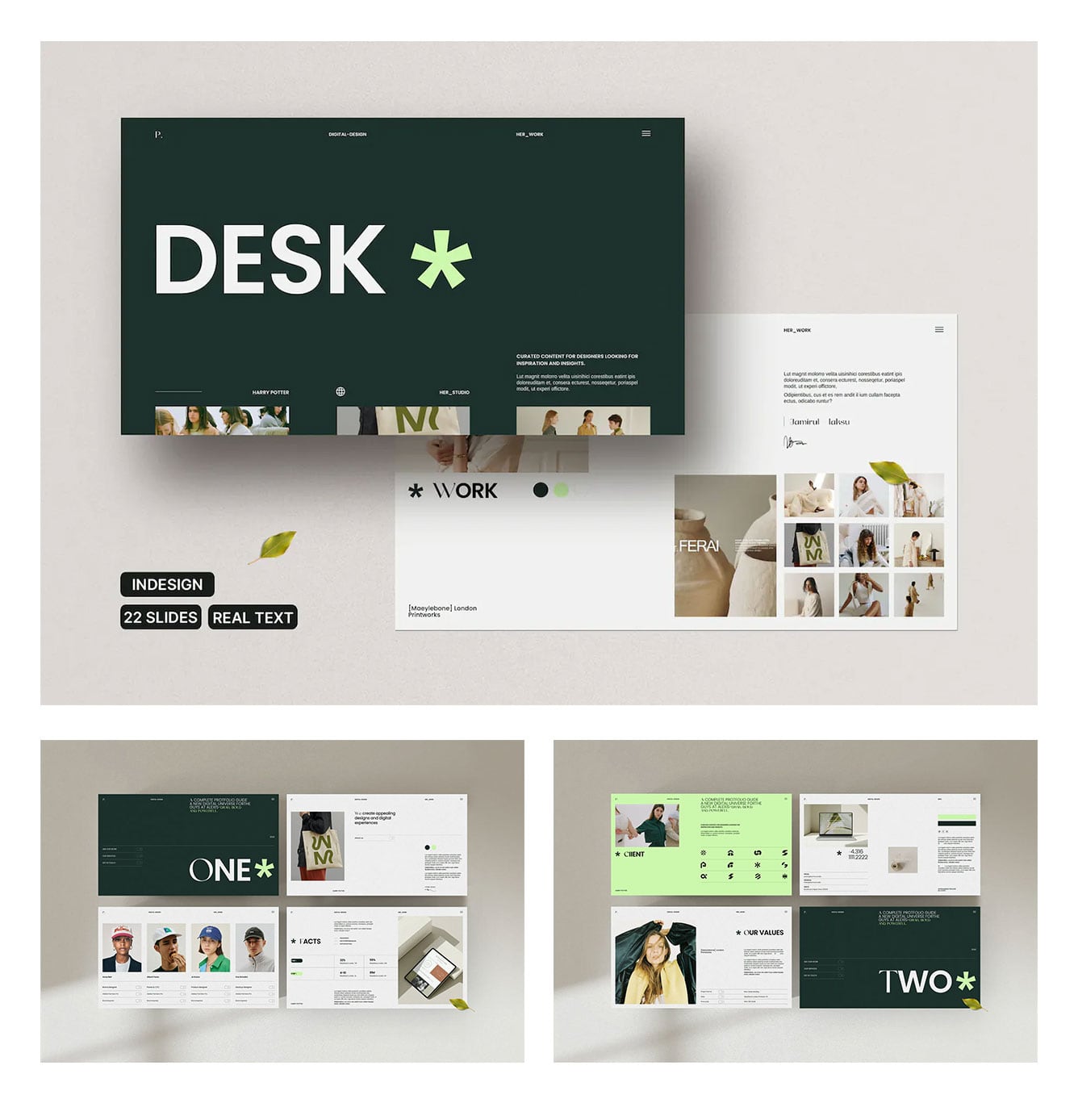 60 Best InDesign Portfolio Templates (2023) | Redokun Blog