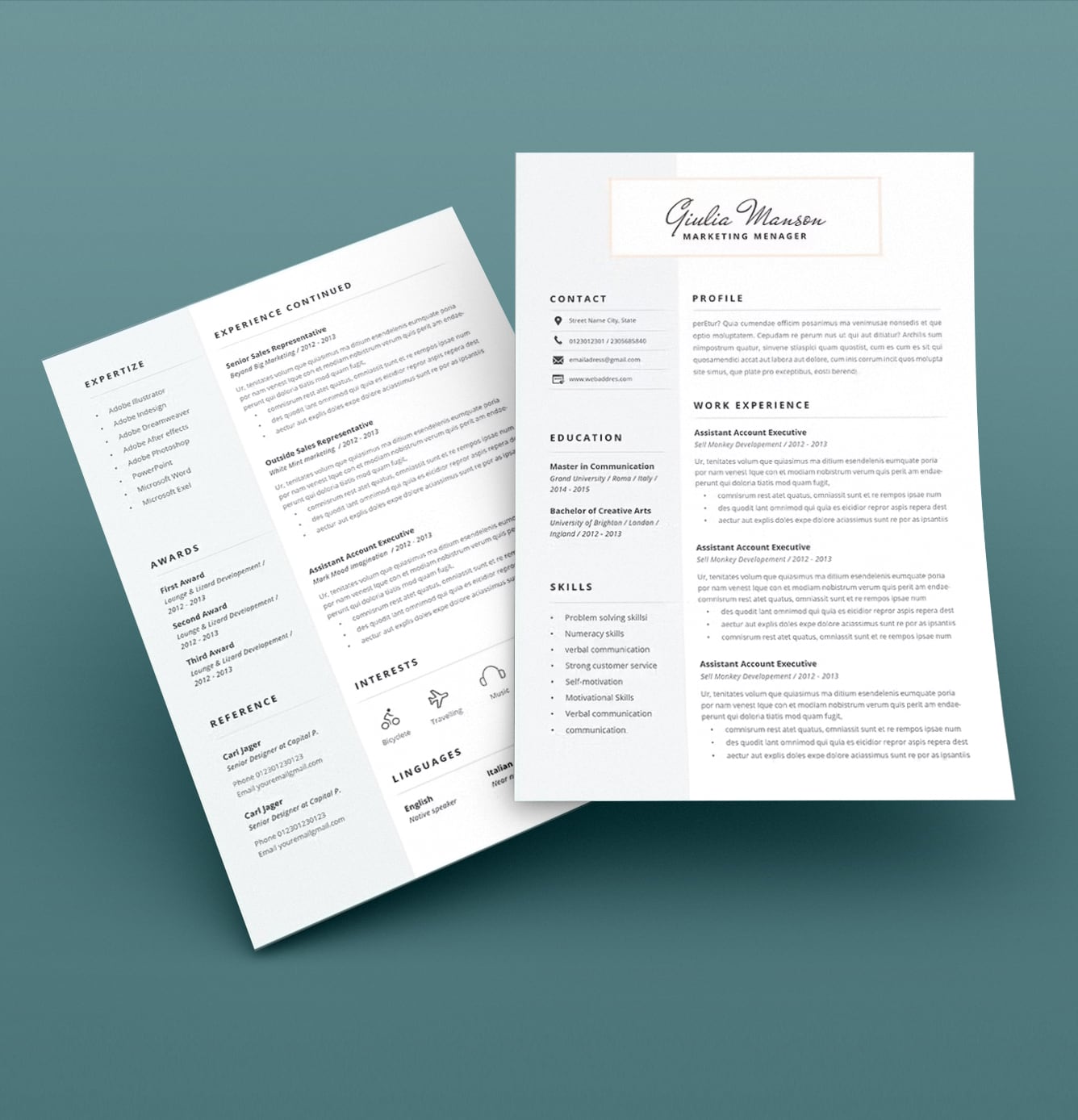 The 100 InDesign Resume Templates You Need in 2023 | Redokun Blog