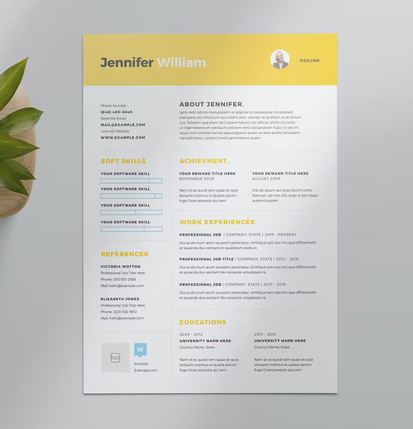 The 100 InDesign Resume Templates You Need in 2023 | Redokun Blog