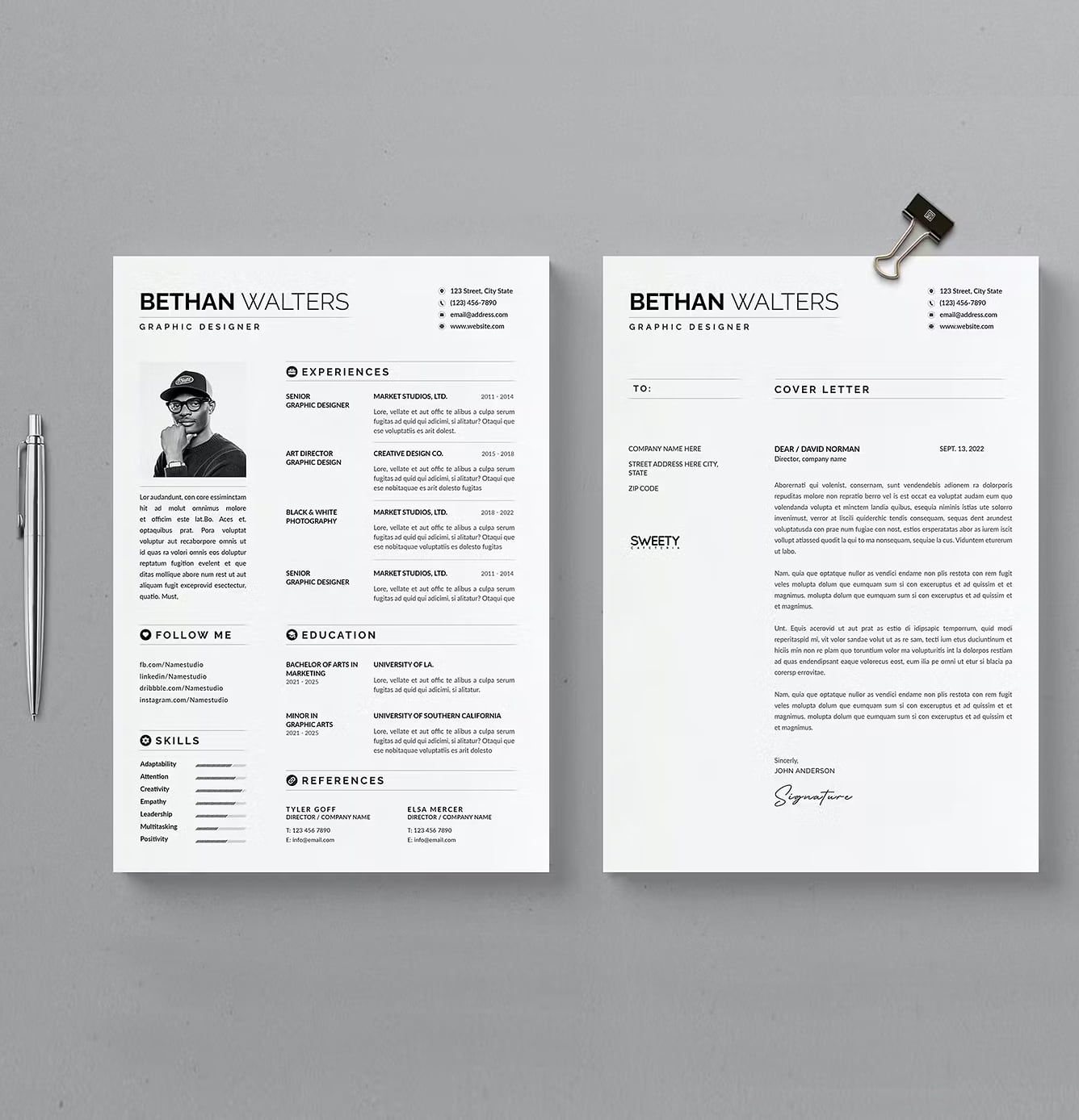 The 100 InDesign Resume Templates You Need in 2023 | Redokun Blog