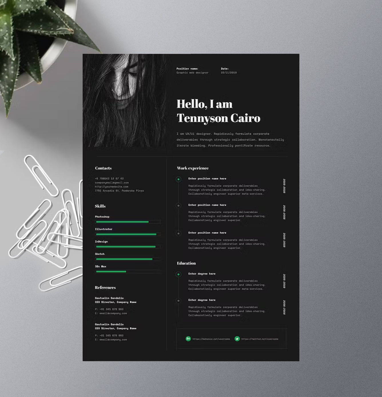 The 100 InDesign Resume Templates You Need in 2023 | Redokun Blog