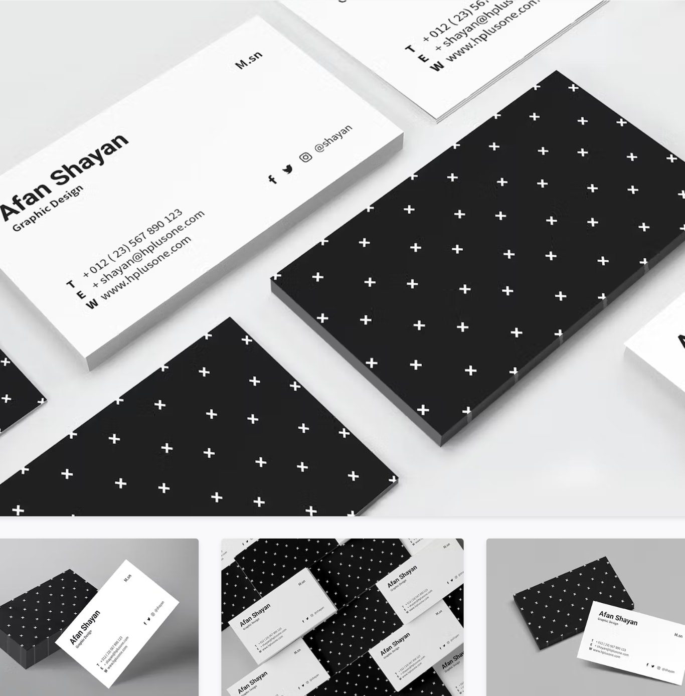 100 Fresh InDesign Business Card Templates | Redokun Blog