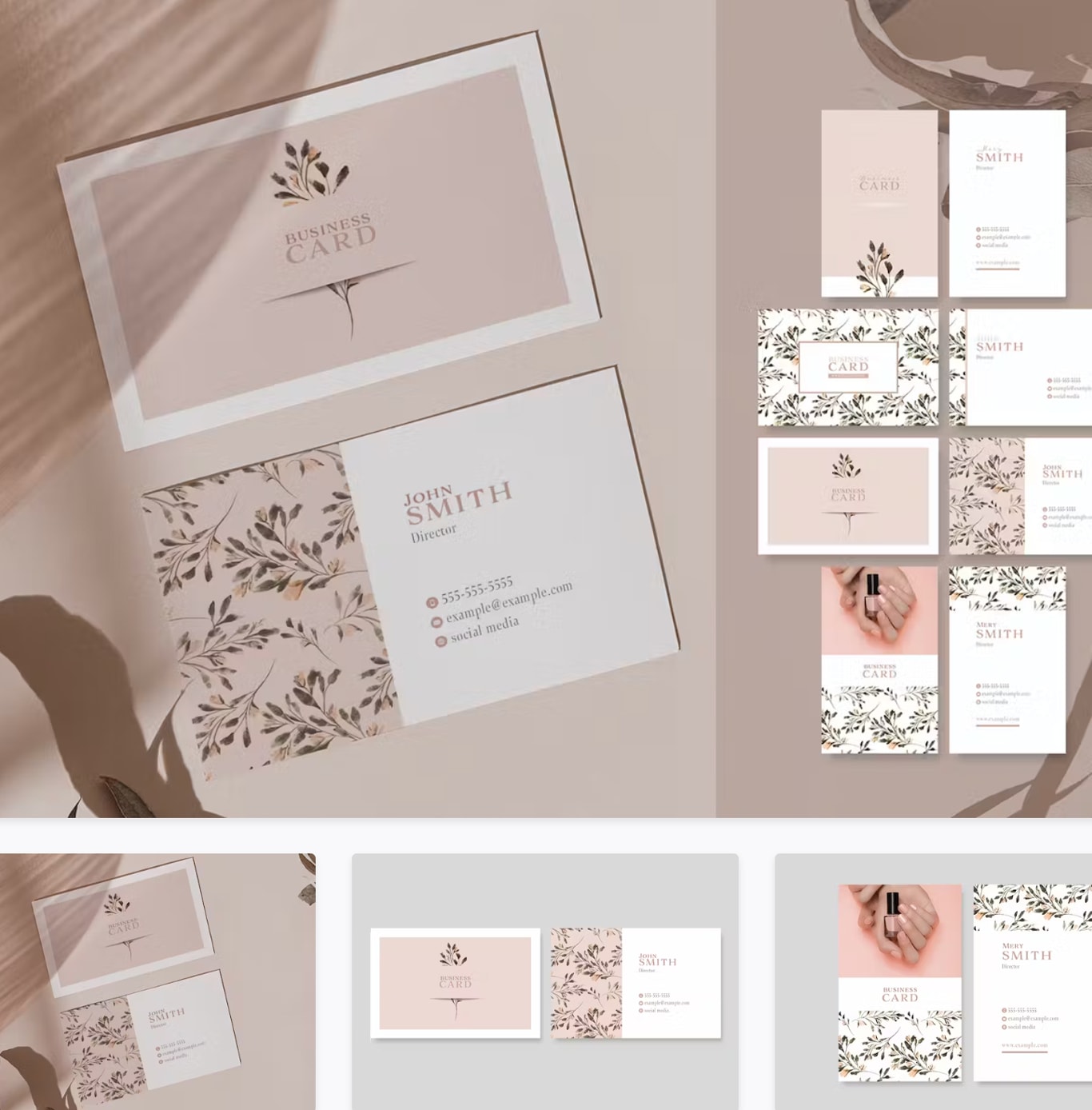 100 Fresh InDesign Business Card Templates | Redokun Blog