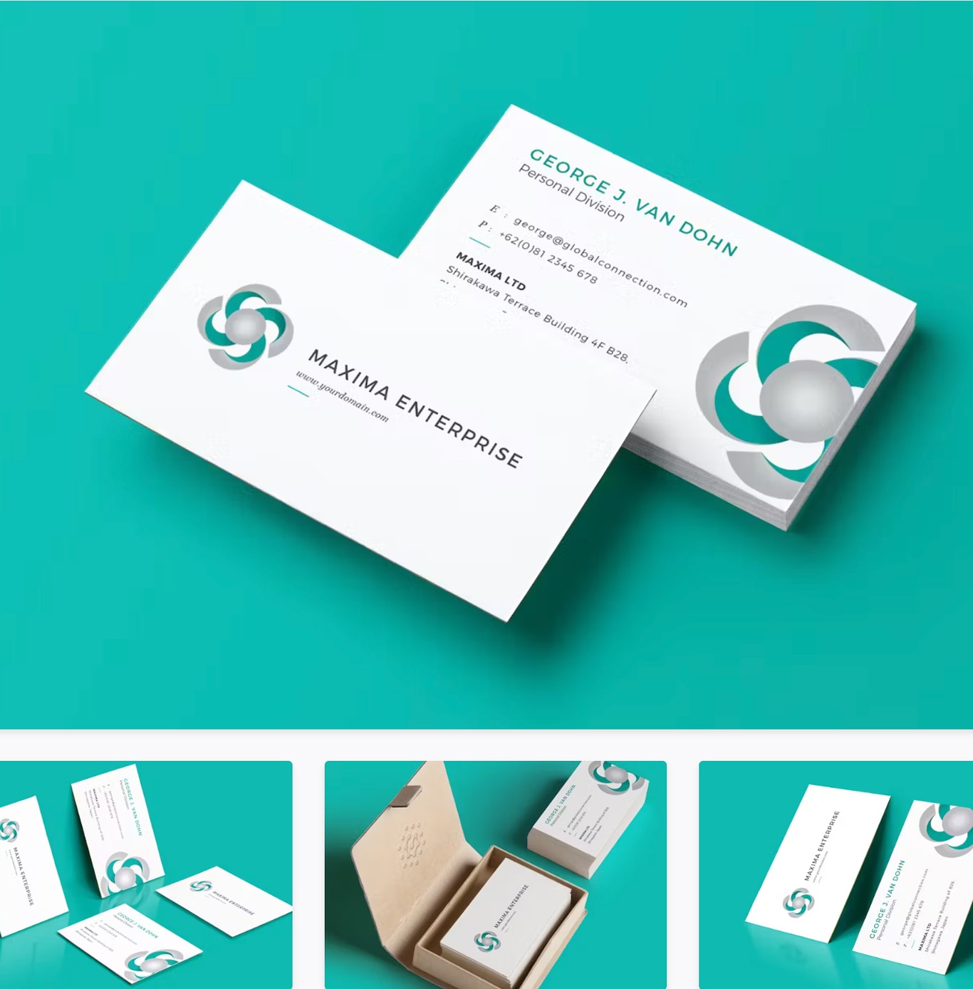 100 Fresh InDesign Business Card Templates | Redokun Blog