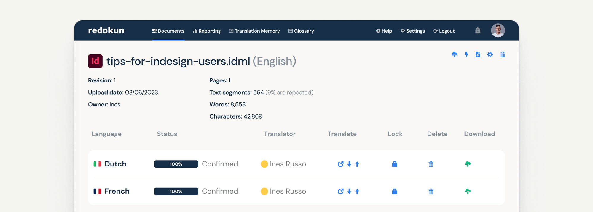 Redokun - Manage Your Documents Translation From One Place