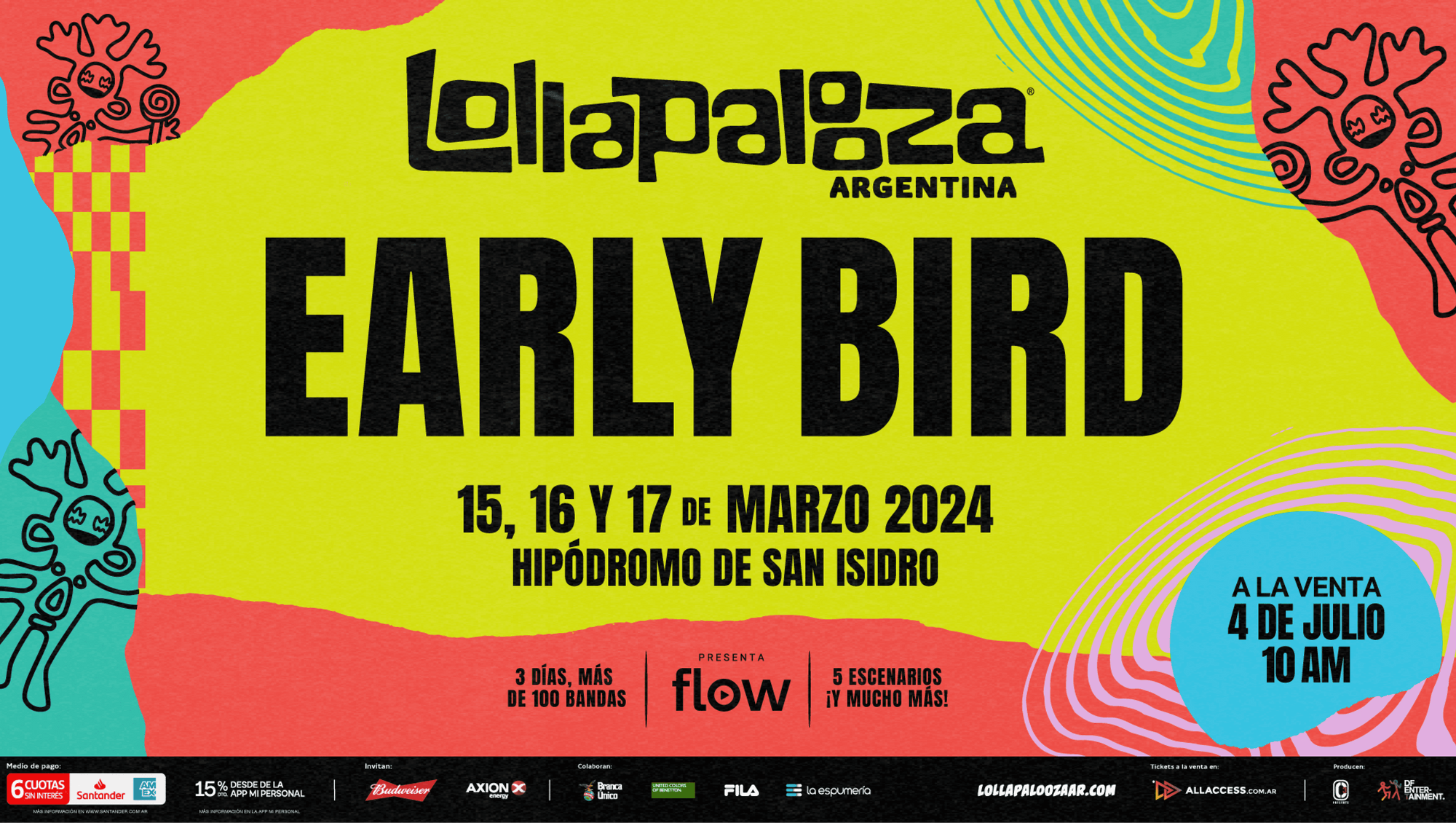 Lollapalooza Argentina 2024 | 15, 16 y 17 de marzo en el Hipódromo de ...