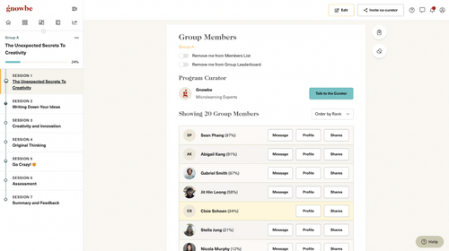 Gnowbe – Create interactive, group-based, microlearning experiences in ...