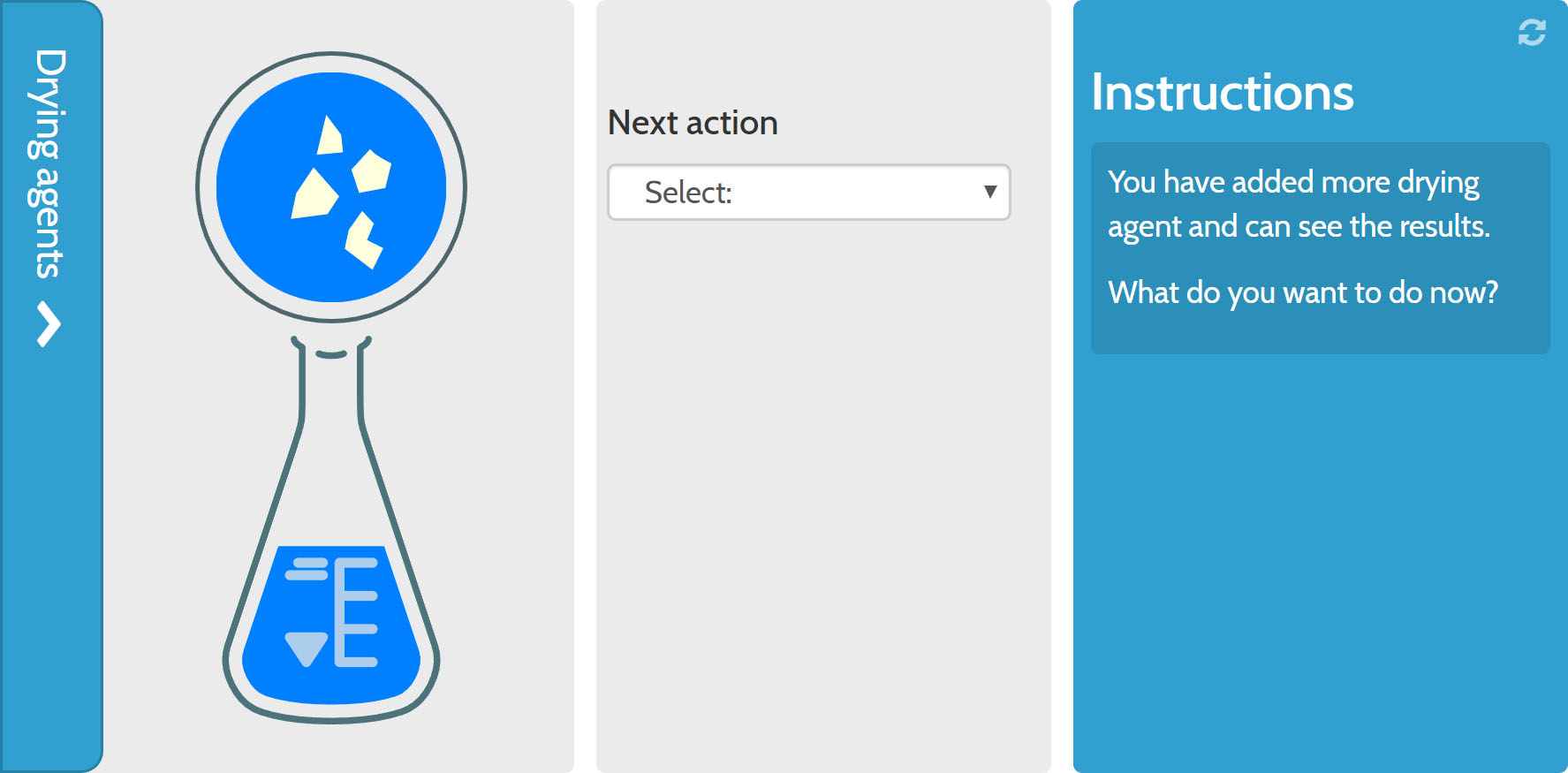LearnSci LabSim: Drying Agents