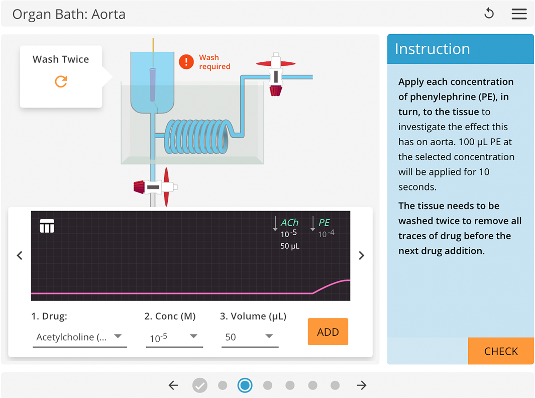 LearnSci LabSim: Organ Bath - Aorta