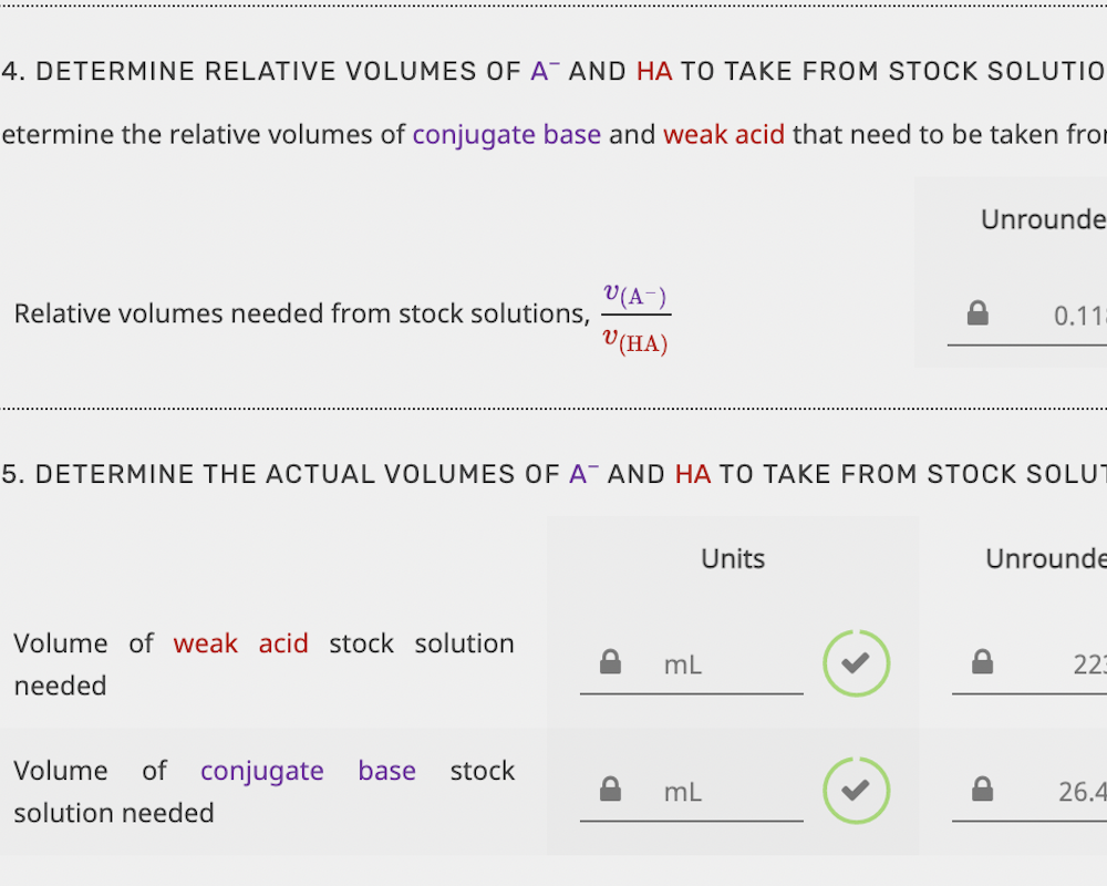 LearnSci Smart Worksheet: Making a Buffer