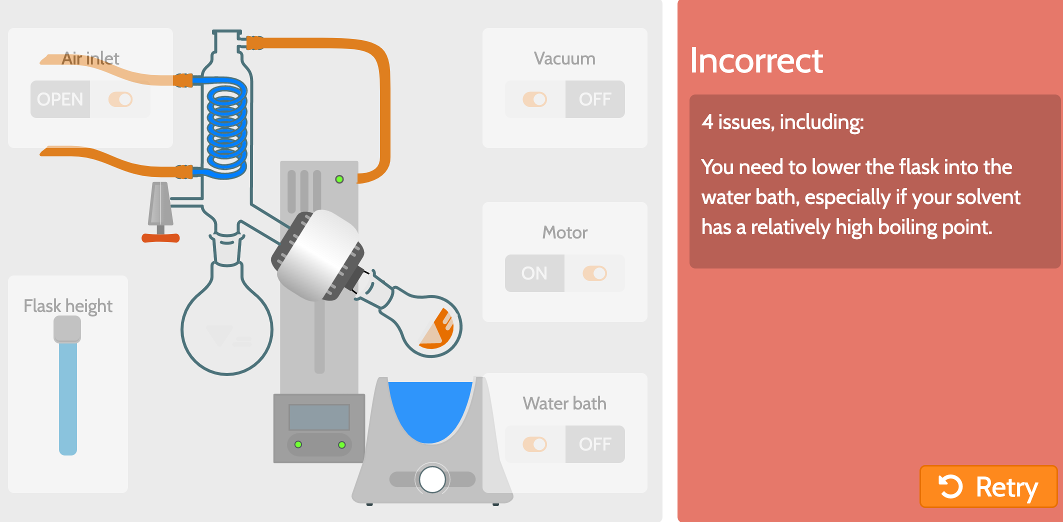 LearnSci LabSim: Rotary Evaporator