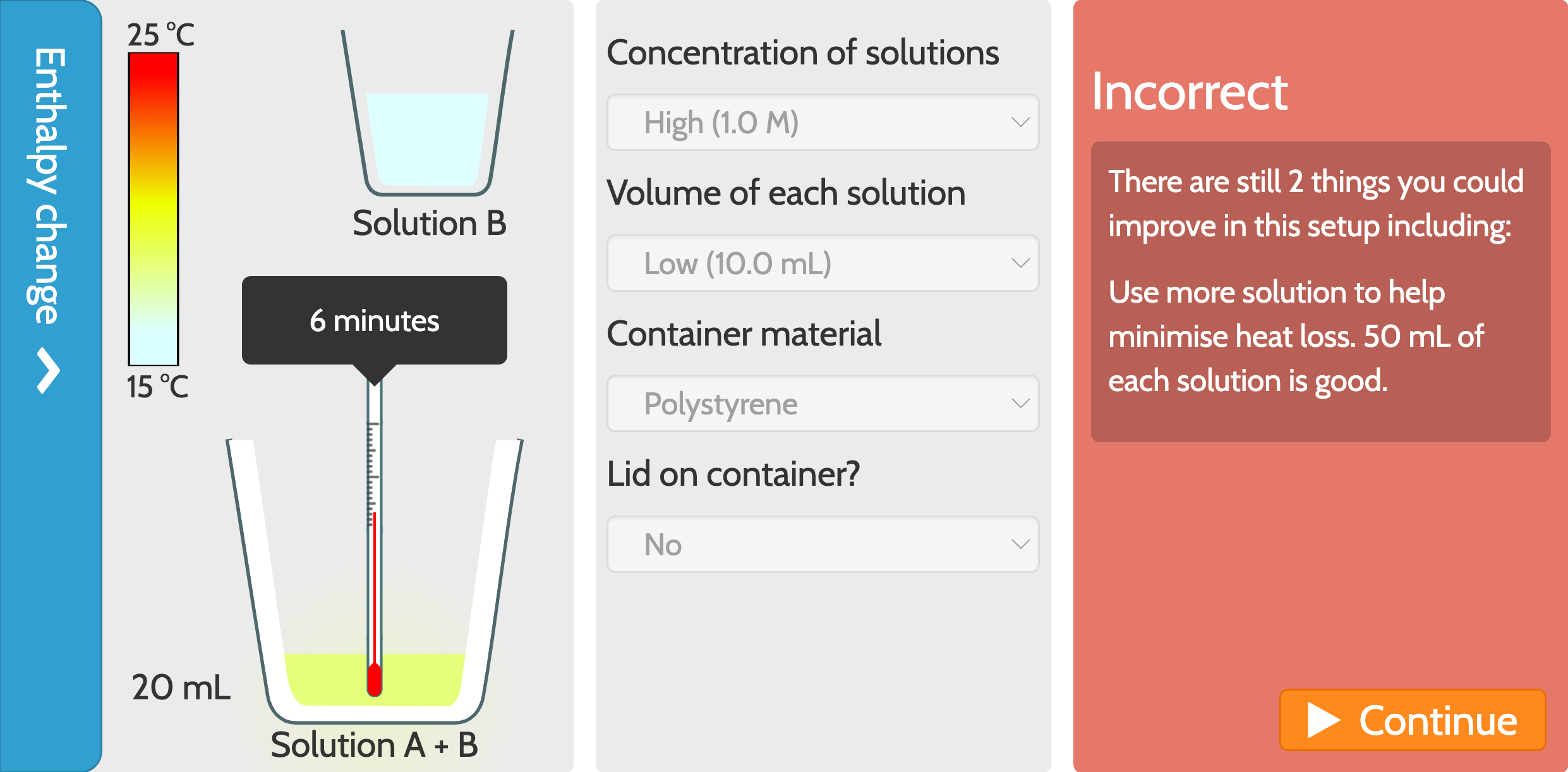 LearnSci LabSim: Calorimeter for Measuring Enthalpy Change of ...