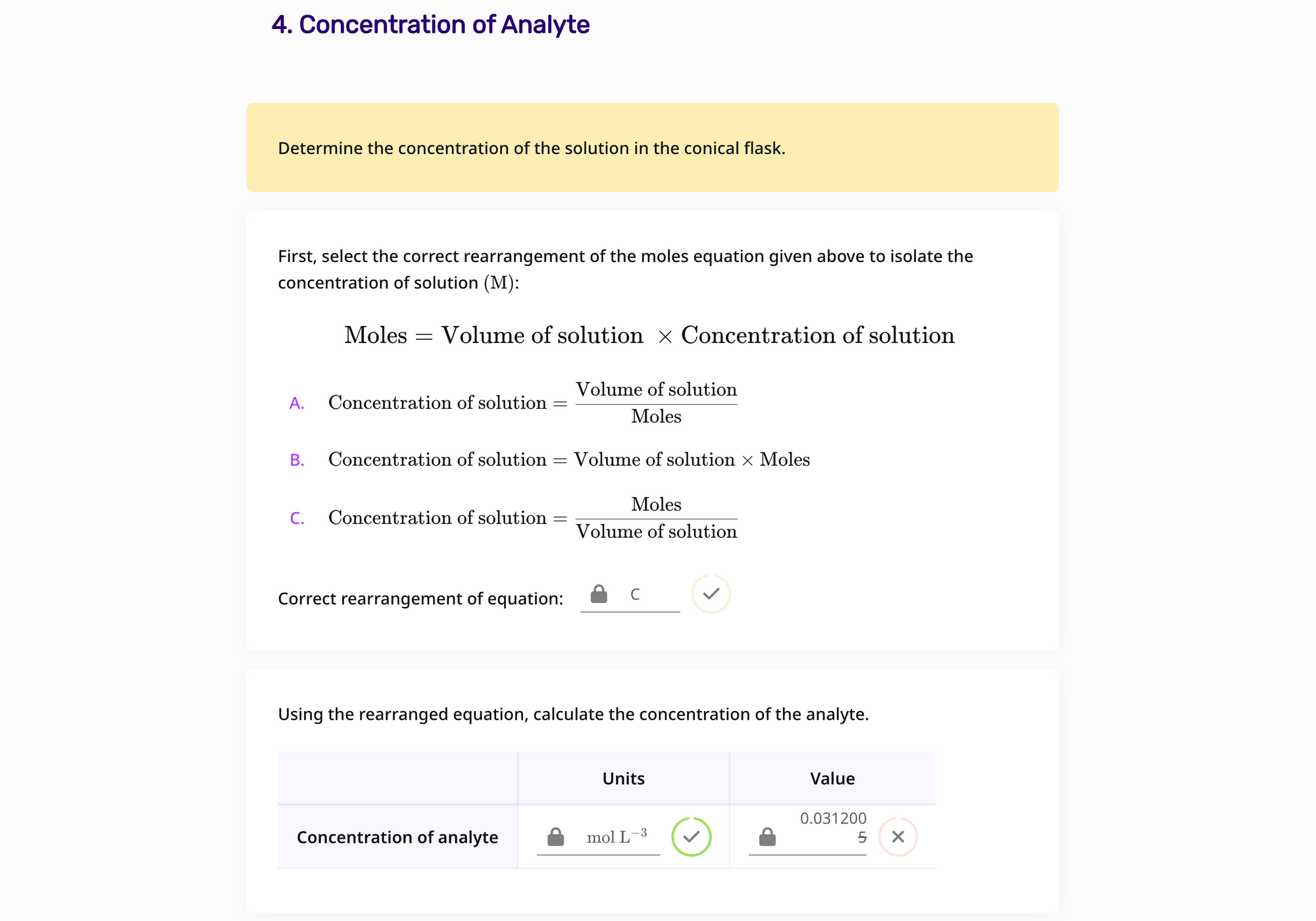 LearnSci Smart Worksheet: Acid Base Titration