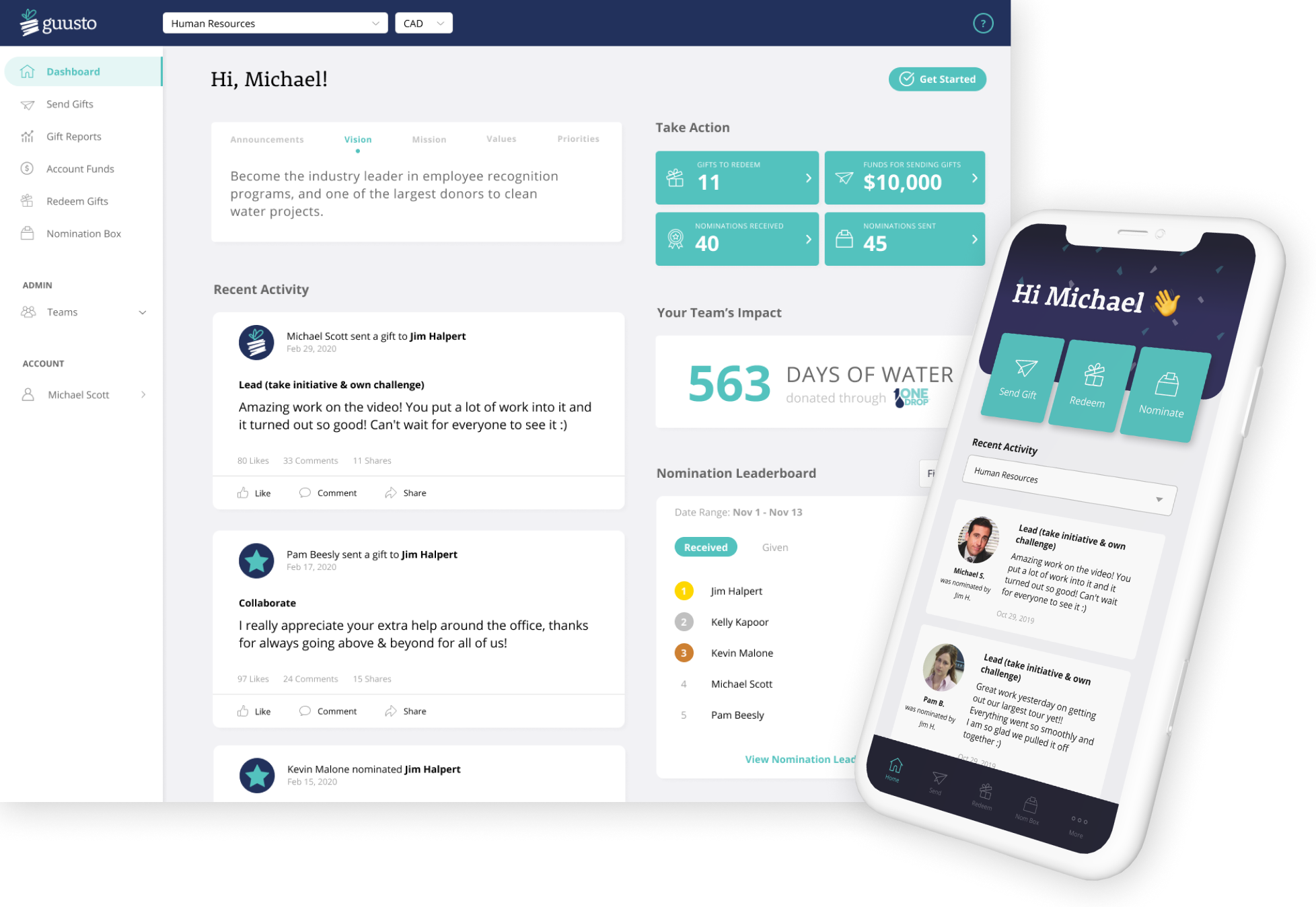 Employee Rewards Software and Recognition Platform | Guusto