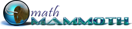 Math Mammoth Learning Resources