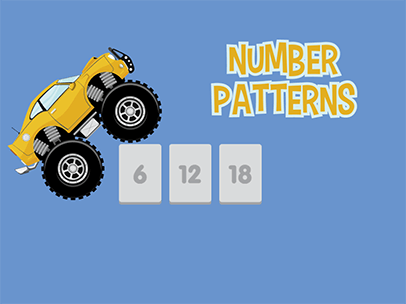 Monster Truck Number Patterns - ABCya