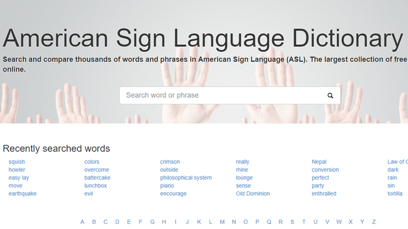 American Sign Language Dictionary - ASL Sign Dictionary
