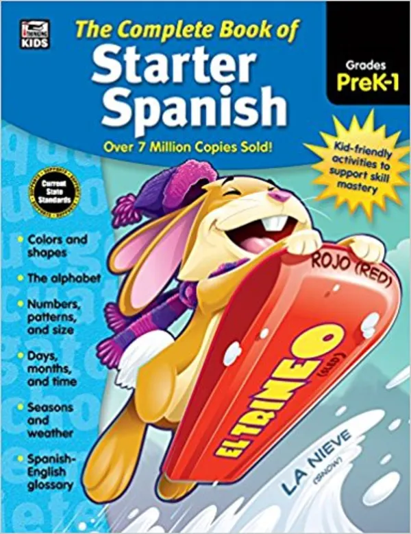 The Complete Book of Starter Spanish, Grades Preschool - 1 - Thinking Kids