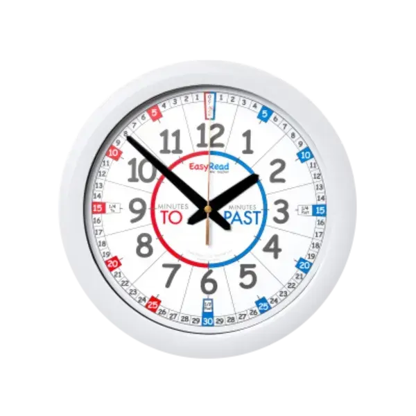 Time Teacher Wall Clocks - Easy Read Time Teacher