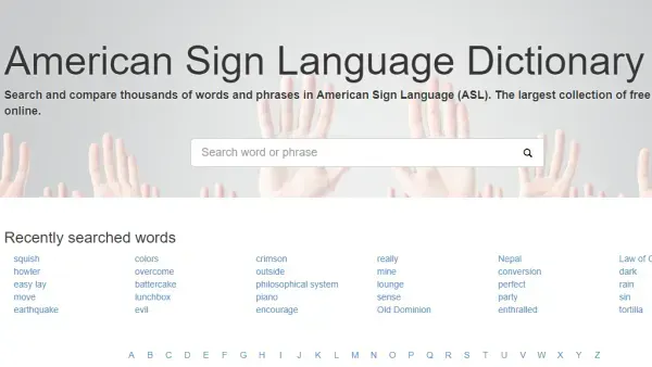 American Sign Language Dictionary - ASL Sign Dictionary