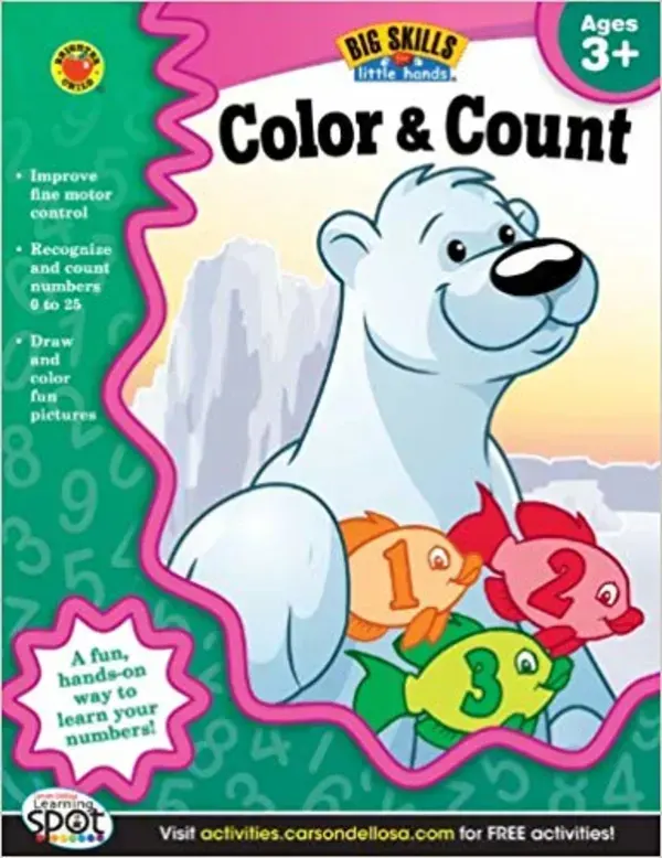 Color & Count Workbook, Grades Preschool - K - Brighter Child