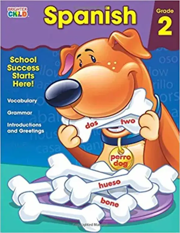 Spanish Workbook, Grade 2 - Brighter Child