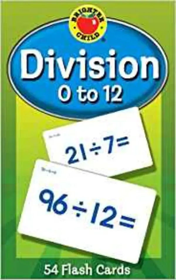 Division 0 to 12 Flash Cards - Brighter Child