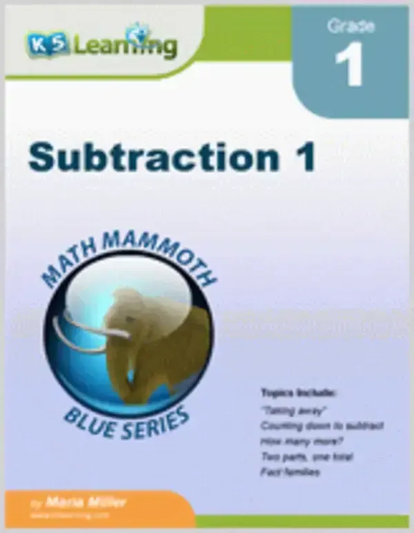 1st Grade Subtraction Worksheets - K5 Learning