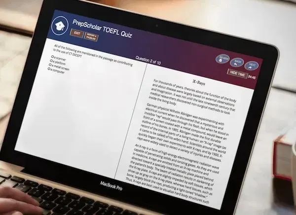 Online TOEFL Test Prep - PrepScholar