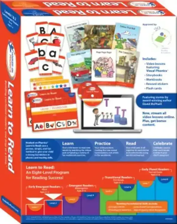 Learn to Read - Levels 1&2 Complete: Early Emergent Readers - Hooked on ...