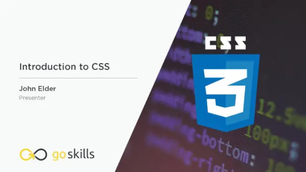 Introduction to CSS - GoSkills