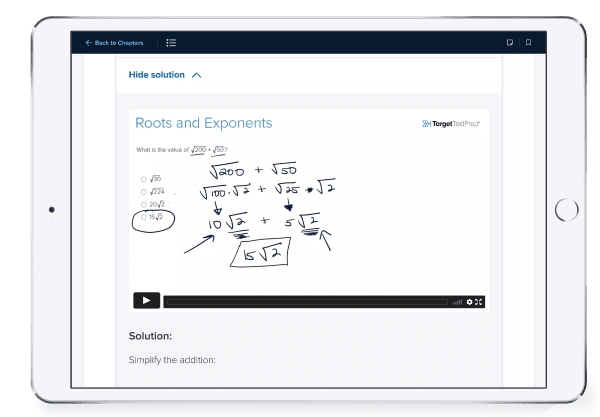 SAT Math Prep Course - Target Test Prep