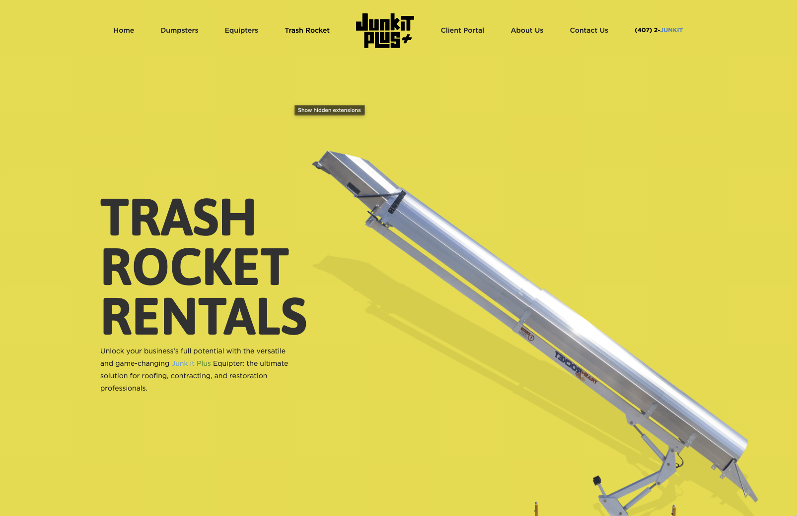 Junk it Plus - Trash Rocket