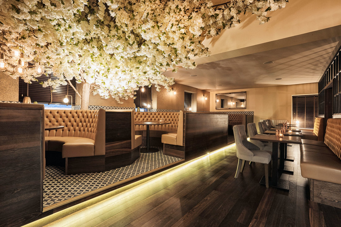 Bespoke Artificial Ceiling Canopy Trees - Design Example