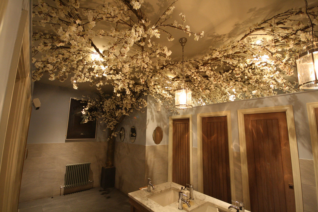 Bespoke Artificial Ceiling Canopy Trees - Design Example
