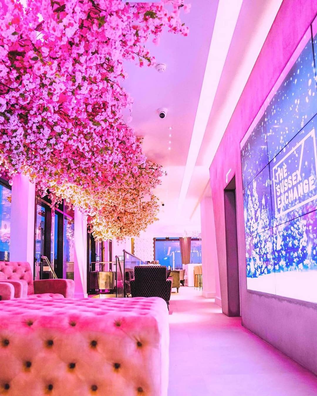 Bespoke Artificial Ceiling Canopy Trees - Design Example