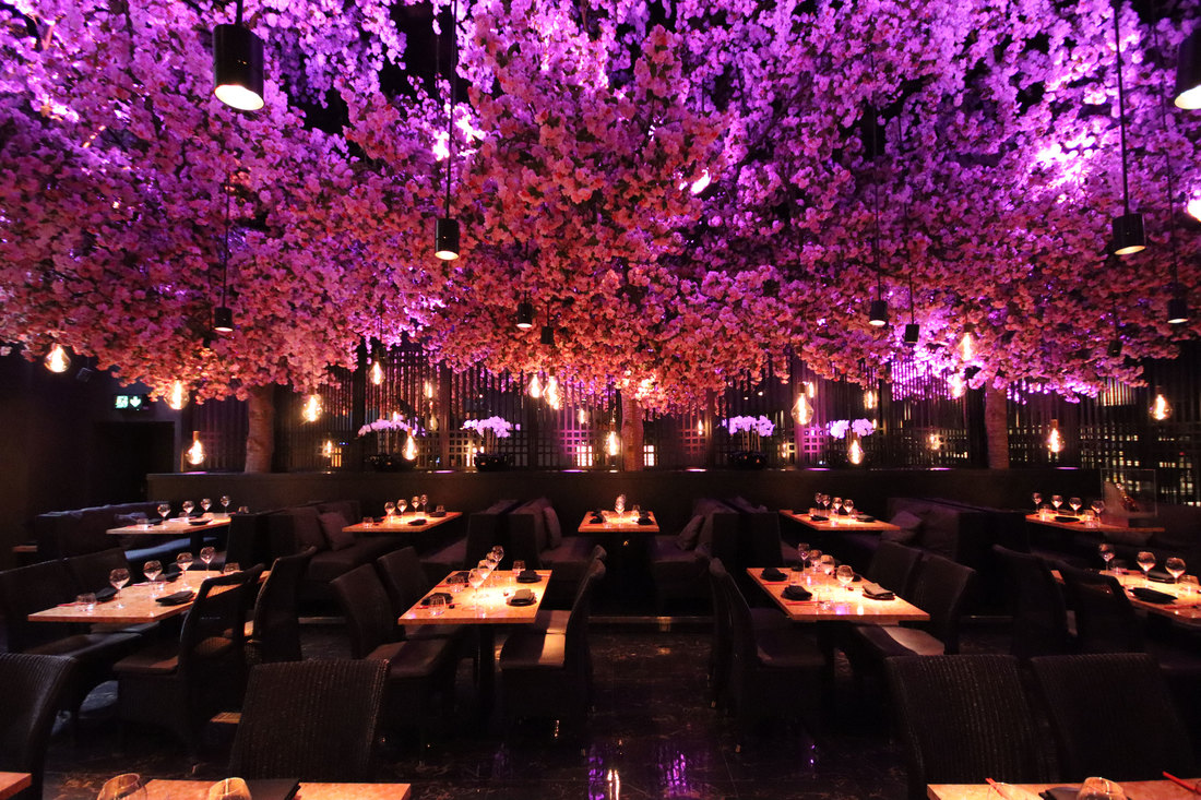 Bespoke Artificial Ceiling Canopy Trees - Design Example