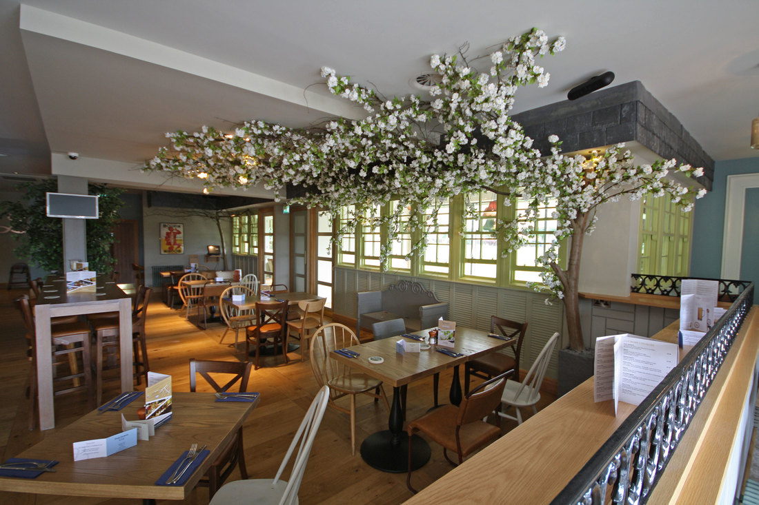 Bespoke Artificial Ceiling Canopy Trees - Design Example